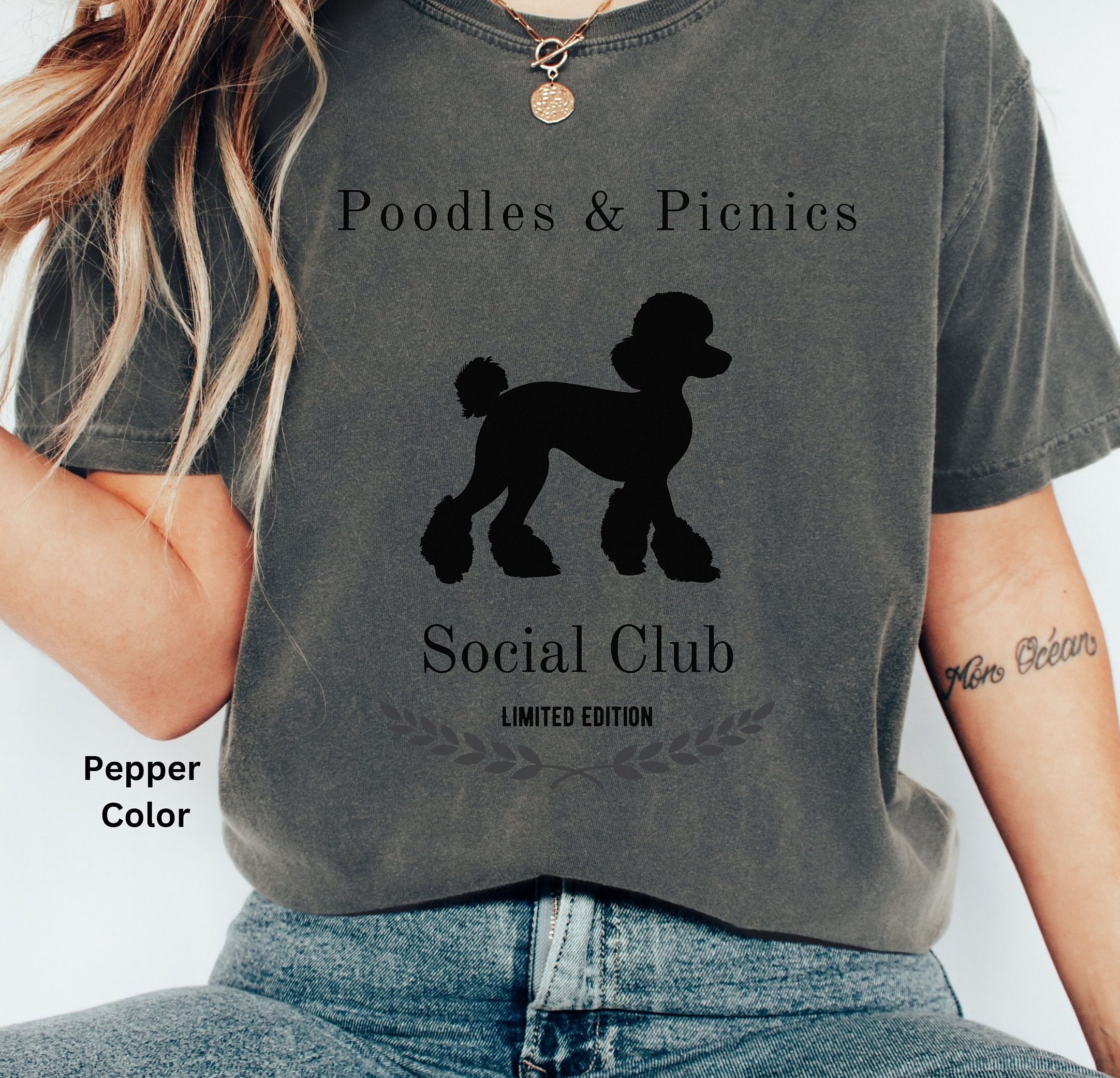 Poodle Outfit Shirt Preppy Poodle and Picnics Shirt Gift for Her Trendy ...