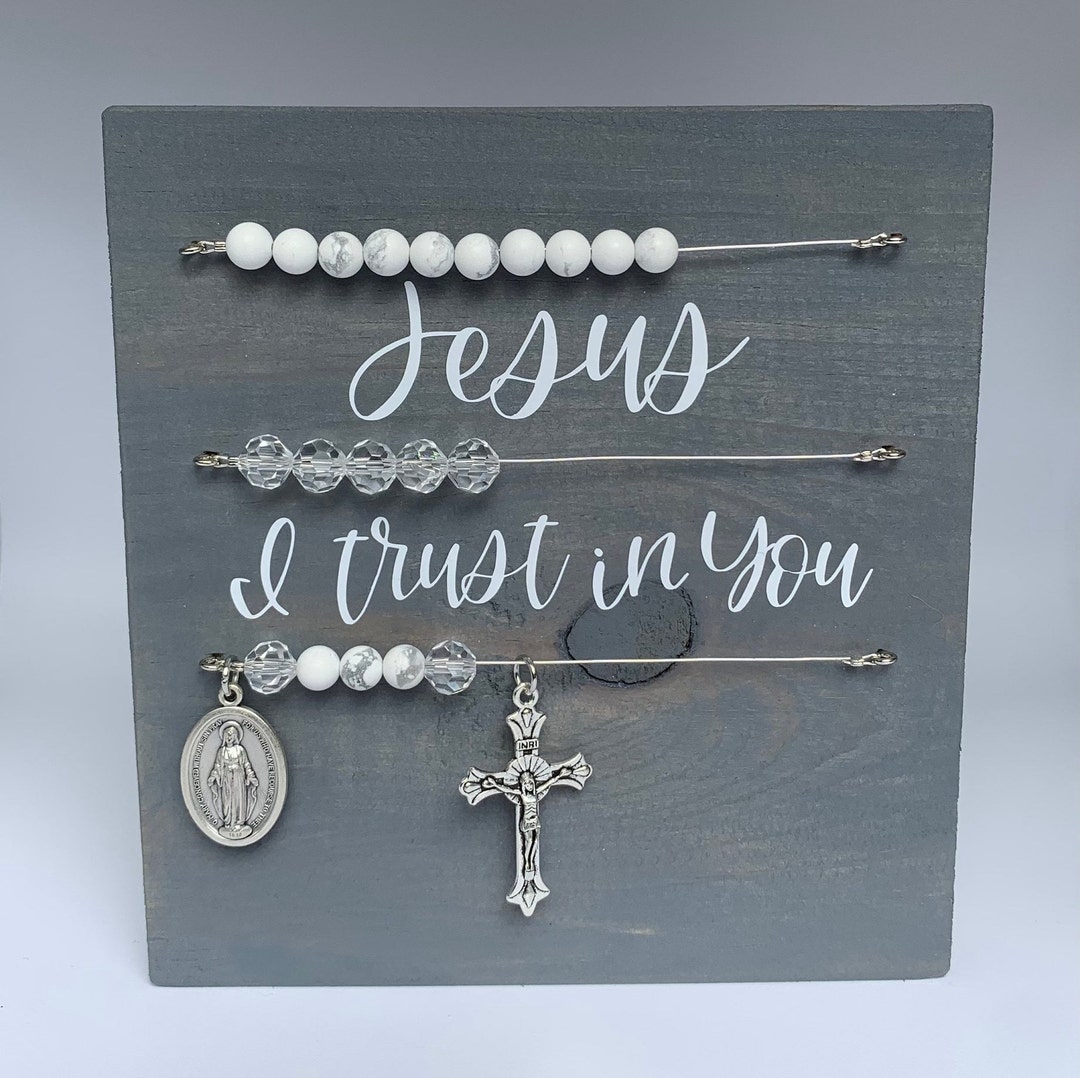 Catholic Rosary Prayer Board for Kitchen Mom Gift for Just Because ...