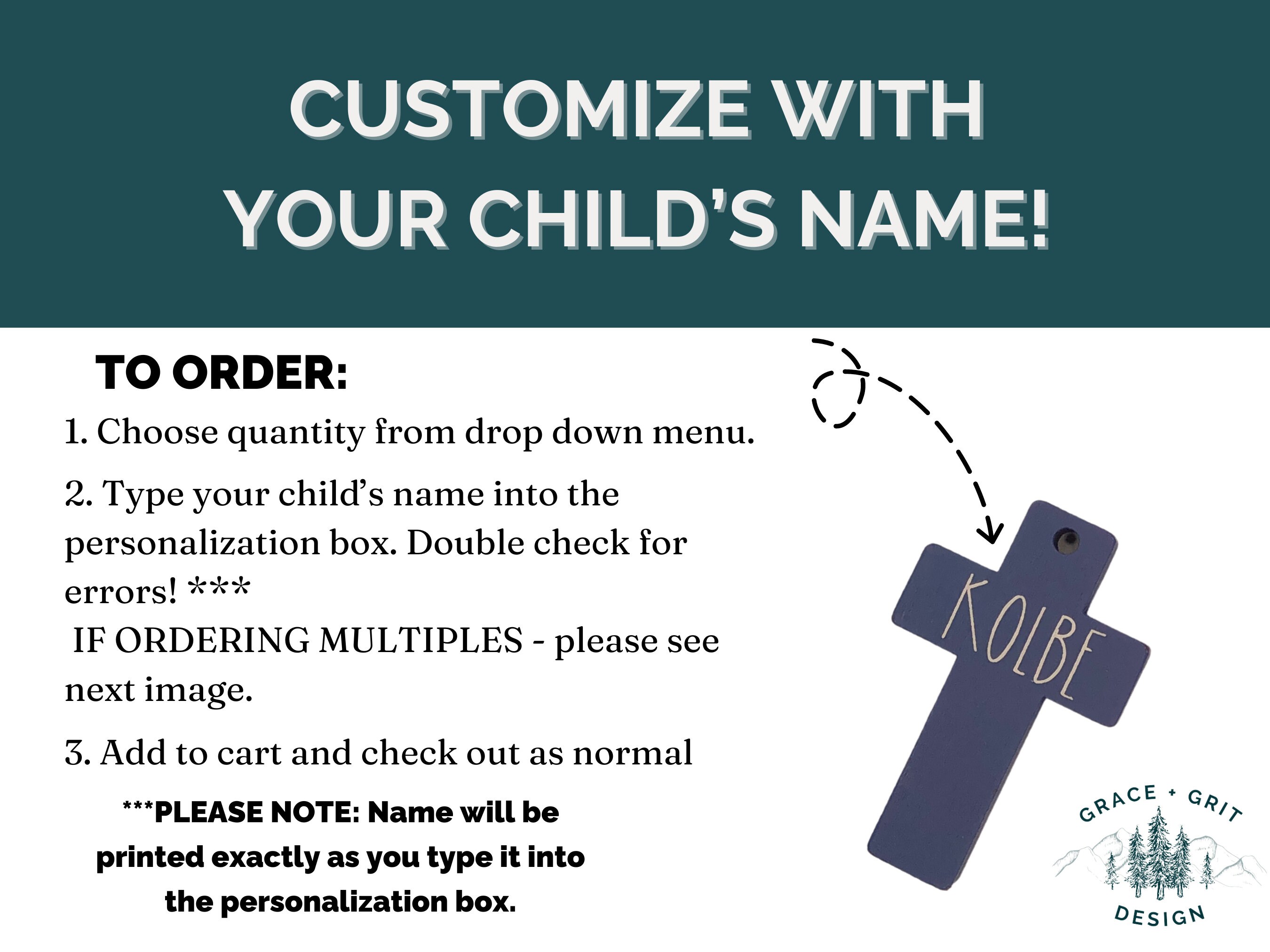 Personalized Kids Rosary Kit for Teaching Children How to Pray the ...