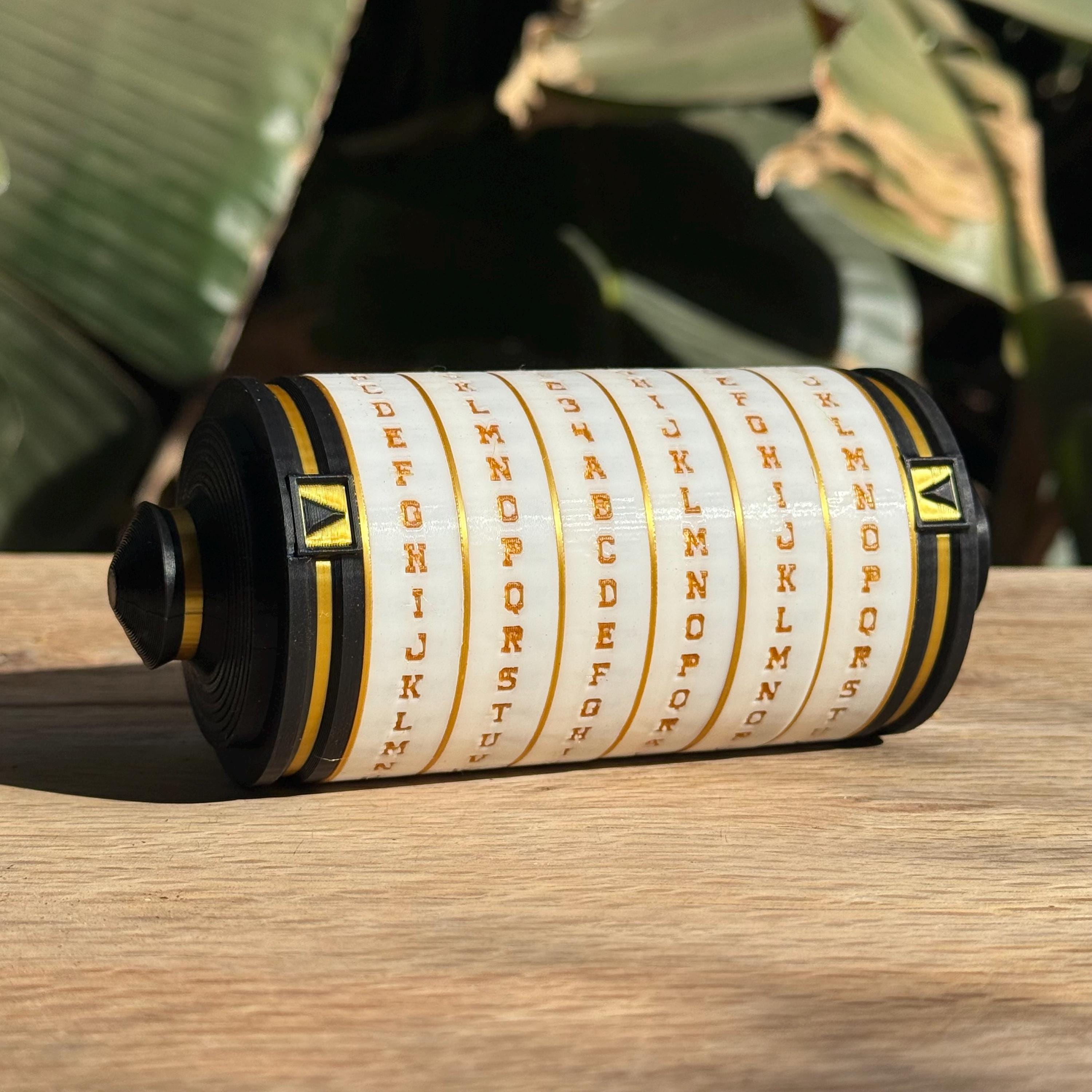 3D Printed Puzzle Box - Cryptex With Customizable Code | Escape Room ...
