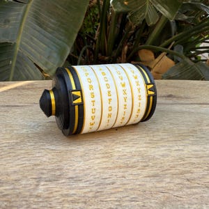 3D Printed Puzzle Box - Cryptex With Customizable Code | Escape Room ...