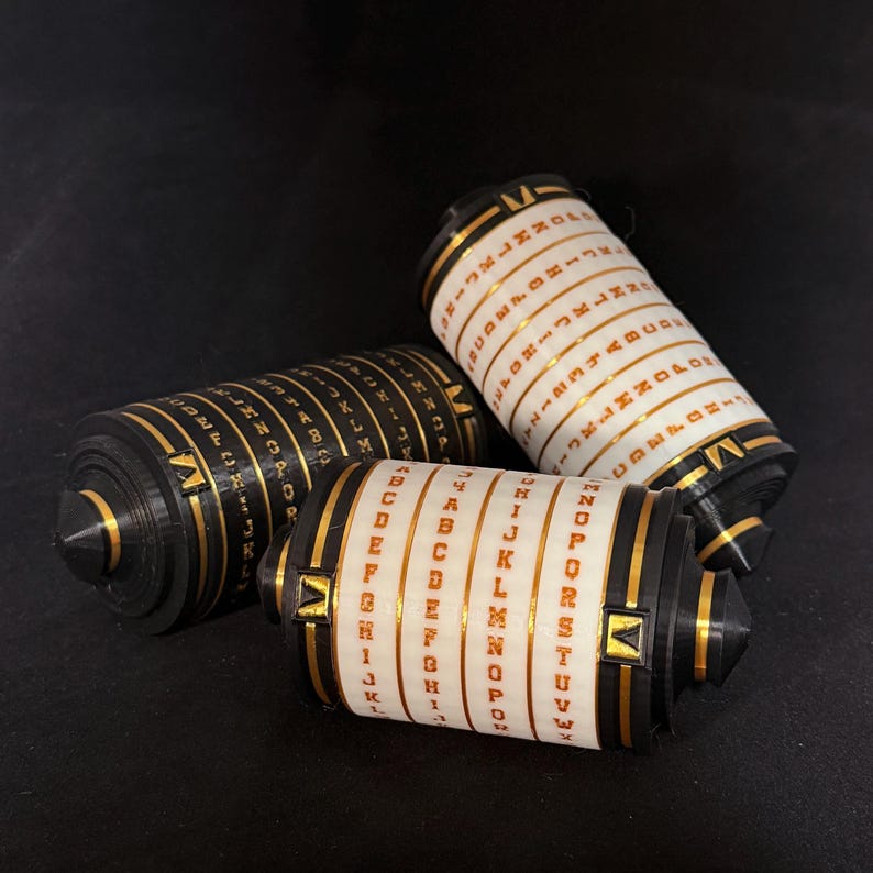 3D Printed Puzzle Box - Cryptex With Customizable Code | Escape Room ...