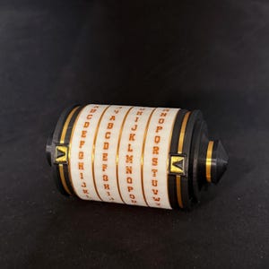 3D Printed Puzzle Box - Cryptex With Customizable Code | Escape Room ...