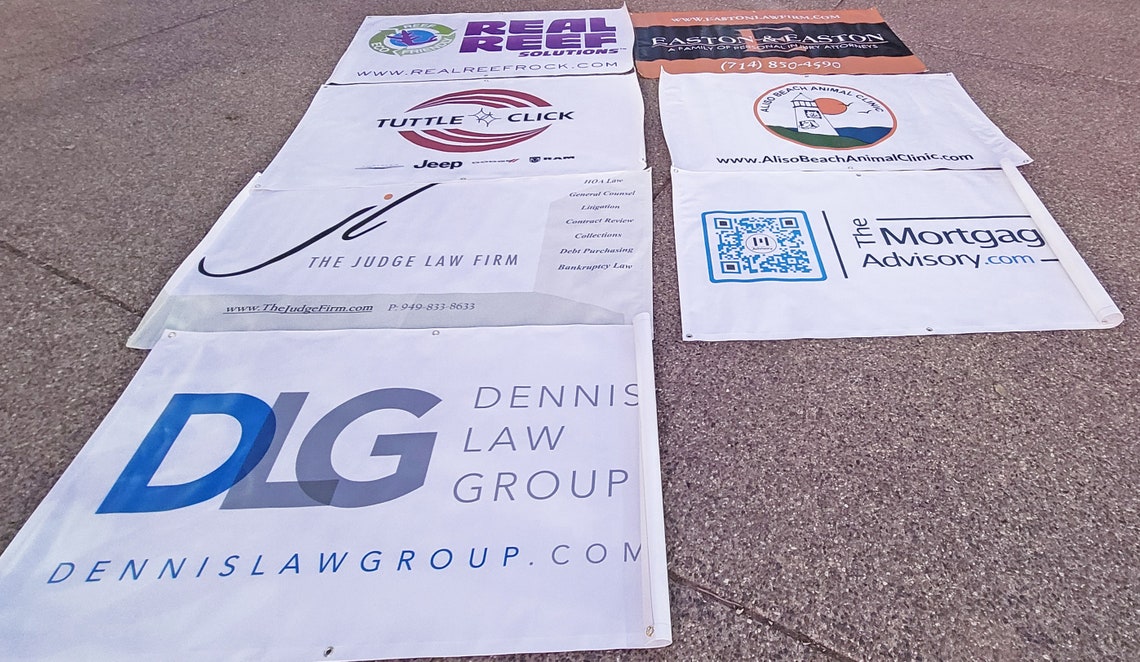 High School Sponsor Banners - FREE Next Day UPS Shipping - Etsy