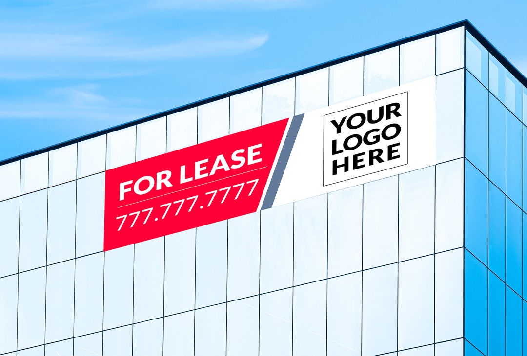 Custom Commercial Real Estate Banner - FREE Next Day UPS Shipping - Etsy