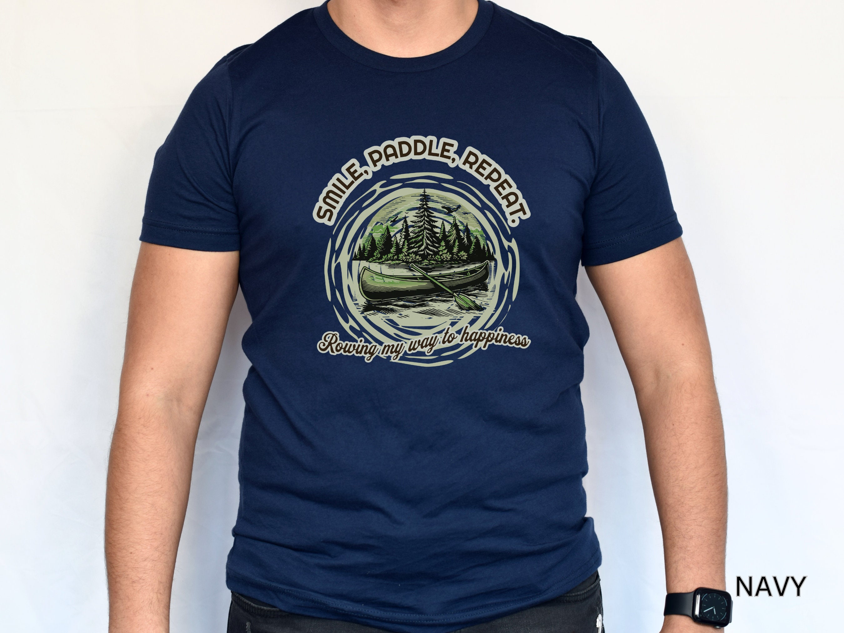 Vintage Unisex Canoe T-shirt, Outdoor Lover, Adventure Lover, Canoeing ...