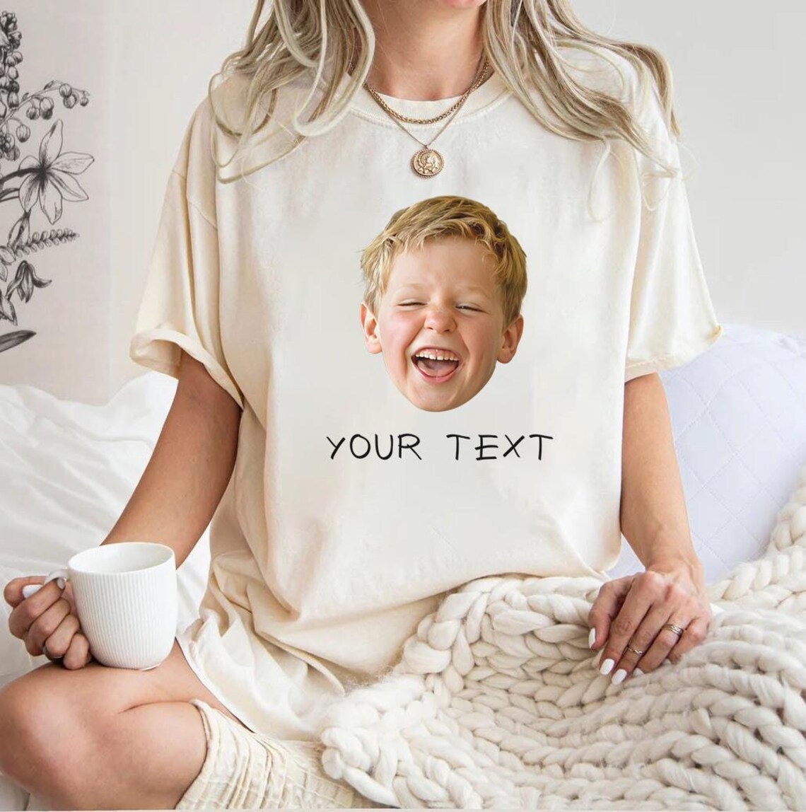 Custom Face Name Shirt, Custom Picture Personalized Shirt, Custom Gifts ...