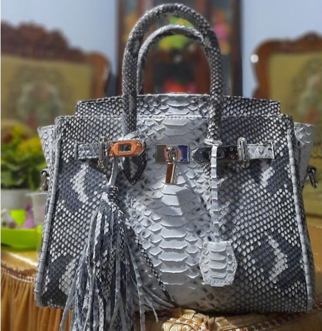 Luxurious Python Leather Handbag for Women All Size Small, Medium ...