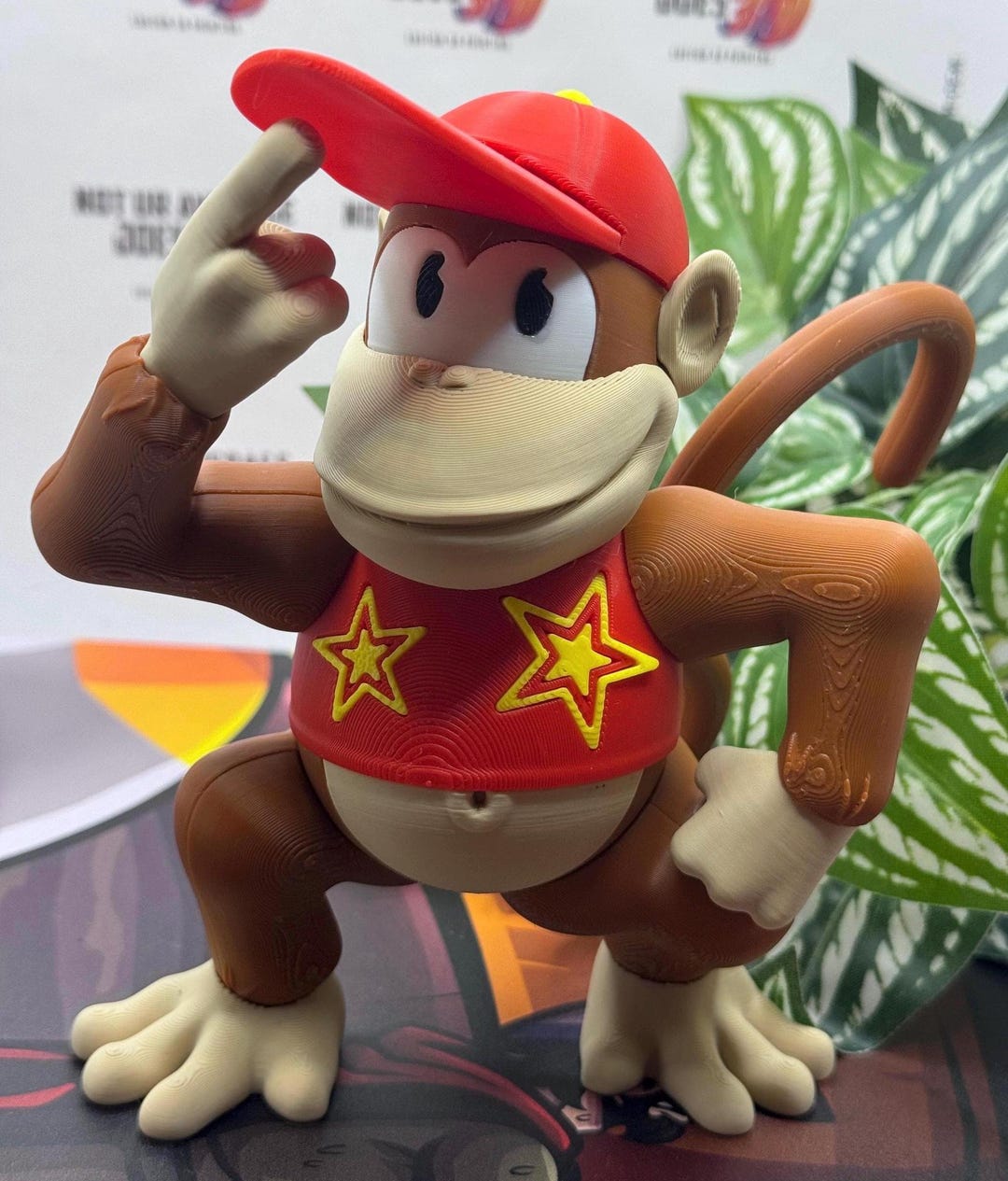 3D Printed Diddy Kong Figurine - Etsy
