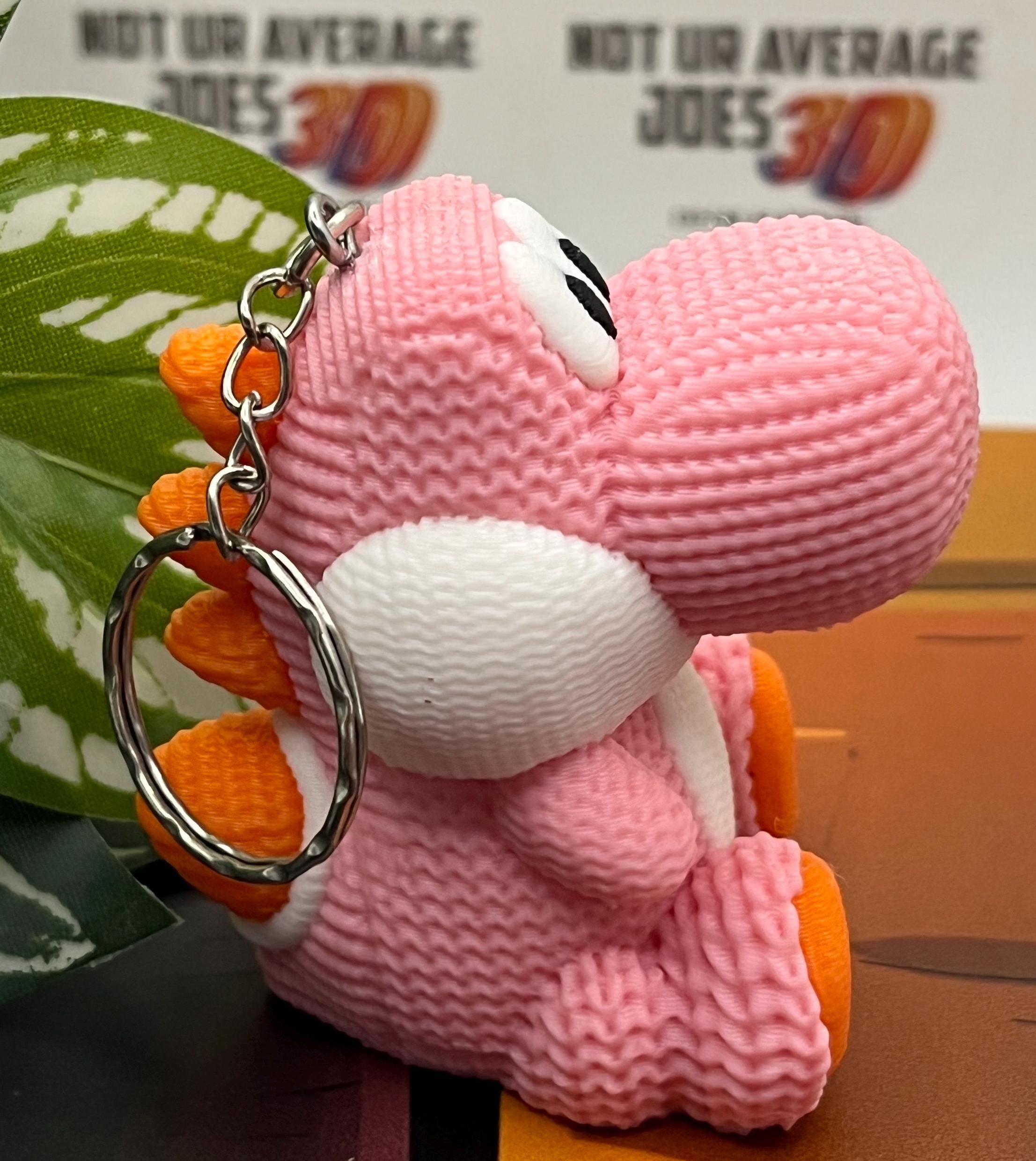 3D Printed Knitted Yoshi Figurine - Etsy