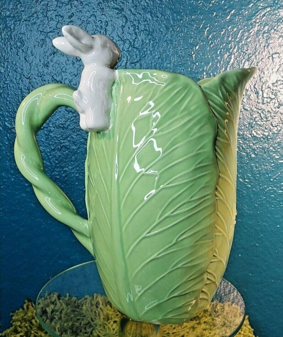 Arlington Designs Bunny Rabbit Cabbage Pitcher - Etsy