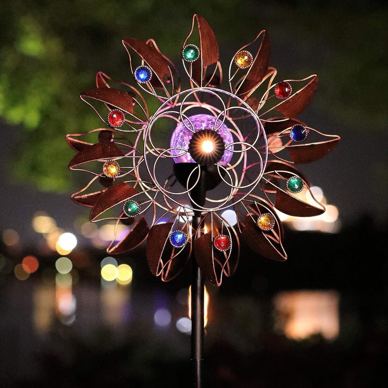Garden Solar Decor - Etsy