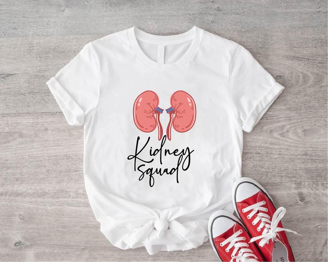 Kidney Squad T-shirt, Kidney Disease Awareness Shirt, Kidney Support ...