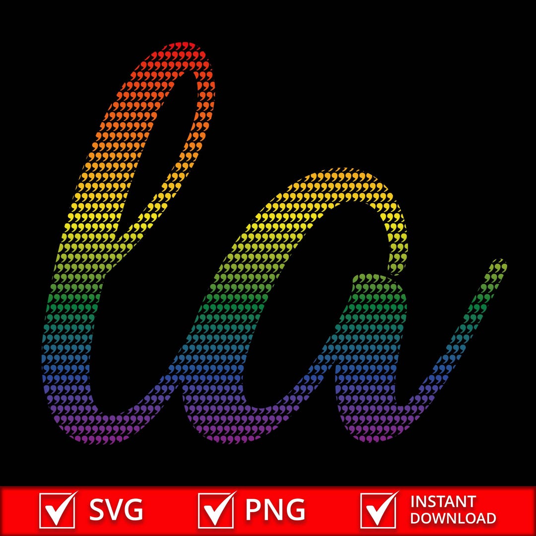 Comma La SVG PNG Rainbow Kamala Harris Svg Png LGBTQ Pride Gay Kamala ...