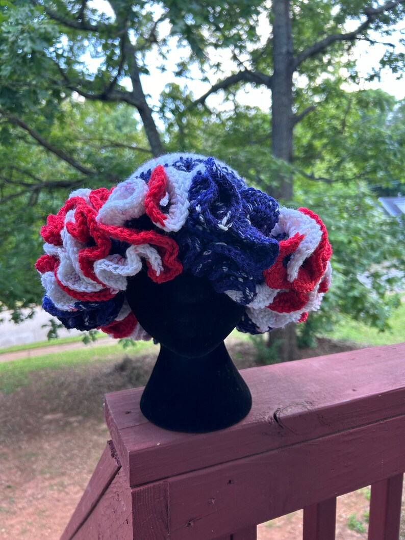 Handmade EXTREME Ruffle Hat - Etsy
