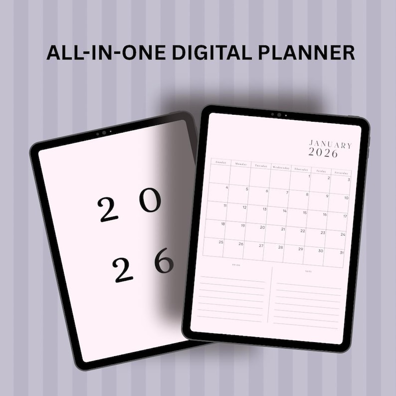 Digital Planner for 2026 | 2026 Planner | Budget Planner| Minimalist ...