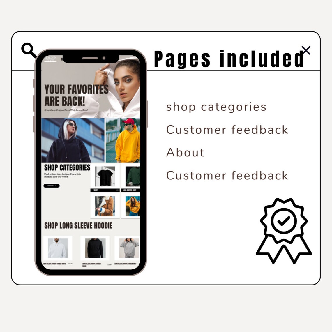 Store Canva Website Template, Website Digital Template Canva Template ...
