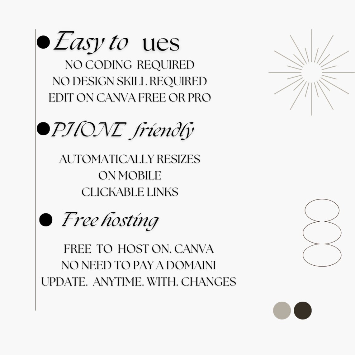 Store Canva Website Template, Website Digital Template Canva Template ...