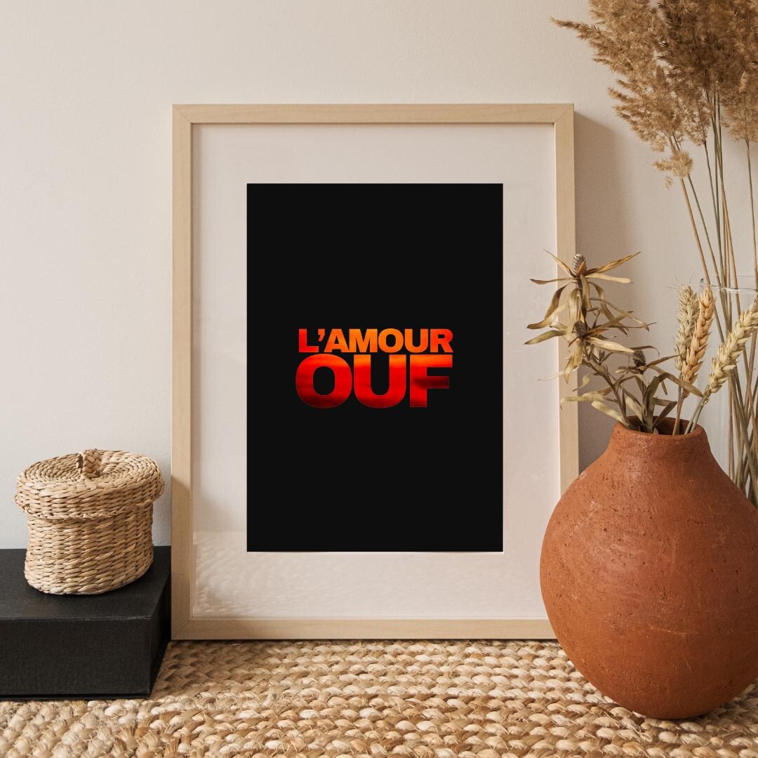 Love Poster Phew Wall Decoration Gift Poster - Etsy UK