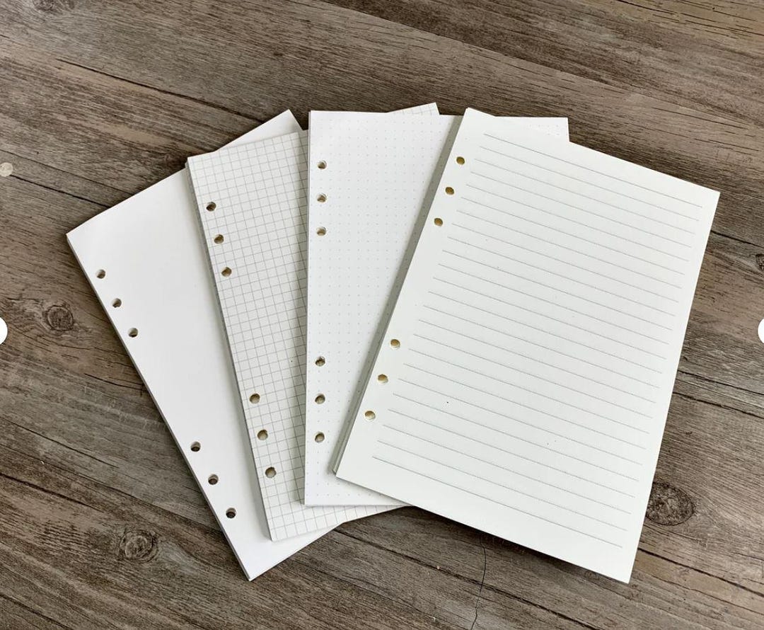 Notebook Notepad 100 Sheets / 200 Pages A4 A5 A6 Refill Binder Teacher ...