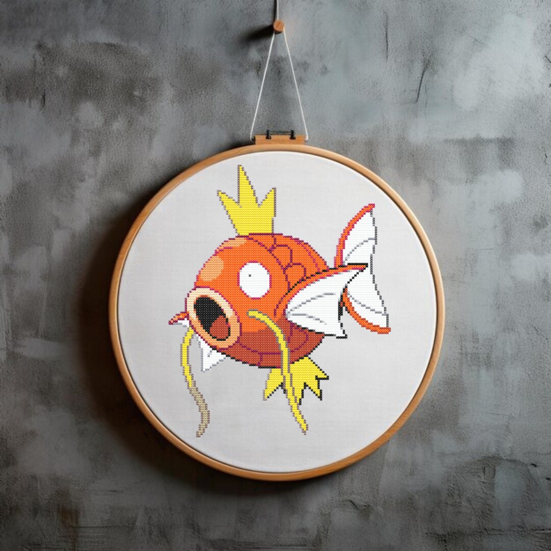 Magikarp Pokemon Cross Stitch Pattern - Etsy