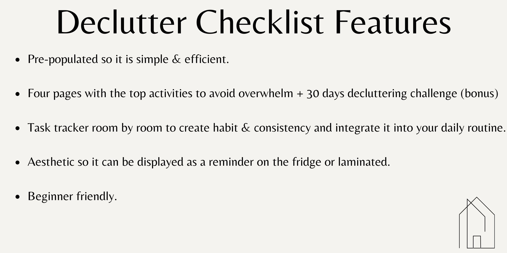 Declutter Checklist Cleaning Checklist Task Tracker Home Declutter Room ...