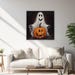 Ghost and Pumpkin Instant Download Digital Halloween Art for Home Décor ...