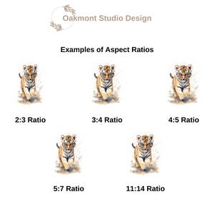 Majestic Tiger Cub Instant Download of Animal Art for Home Décor ...