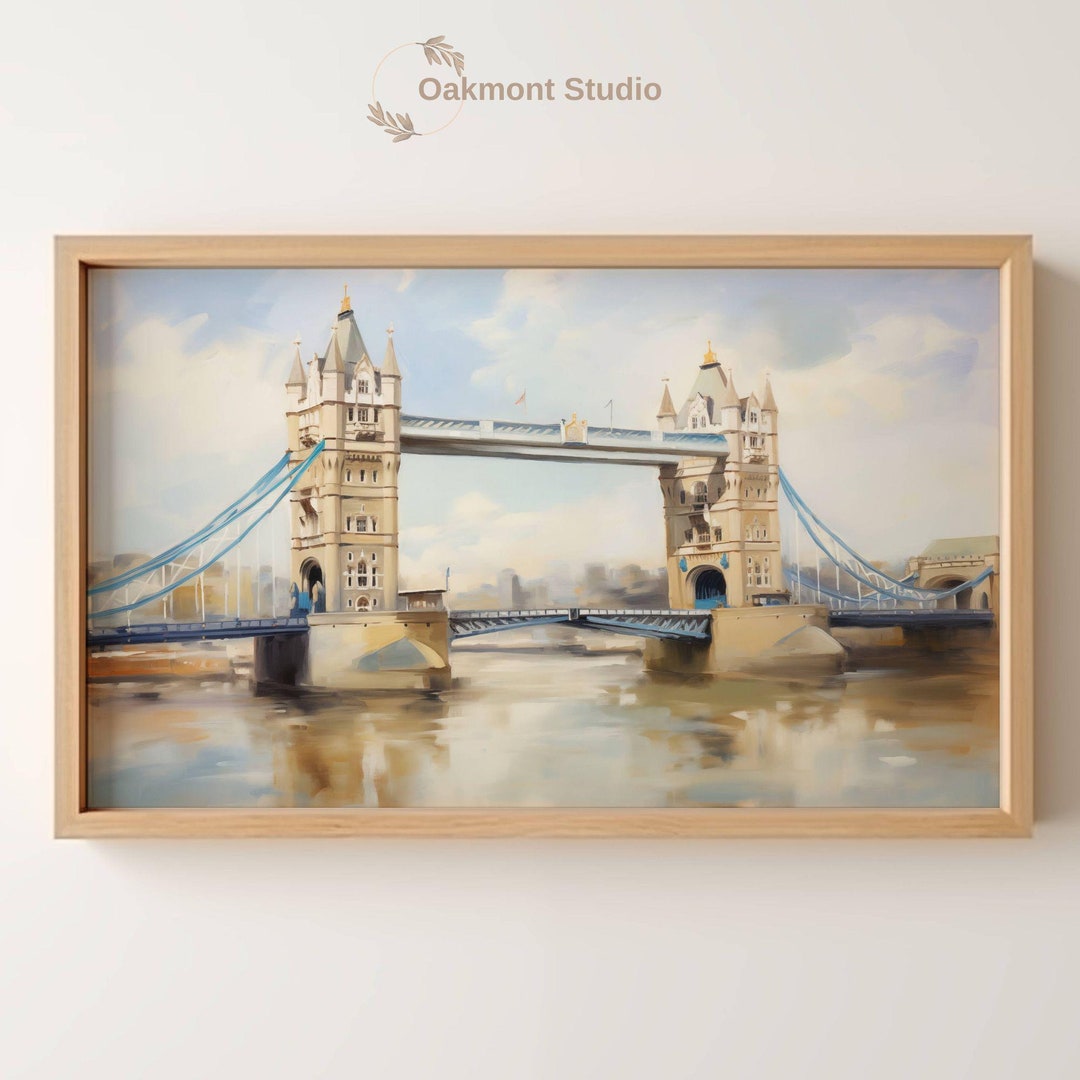 London Tower Bridge Instant Download City Art for Home Décor Digital ...