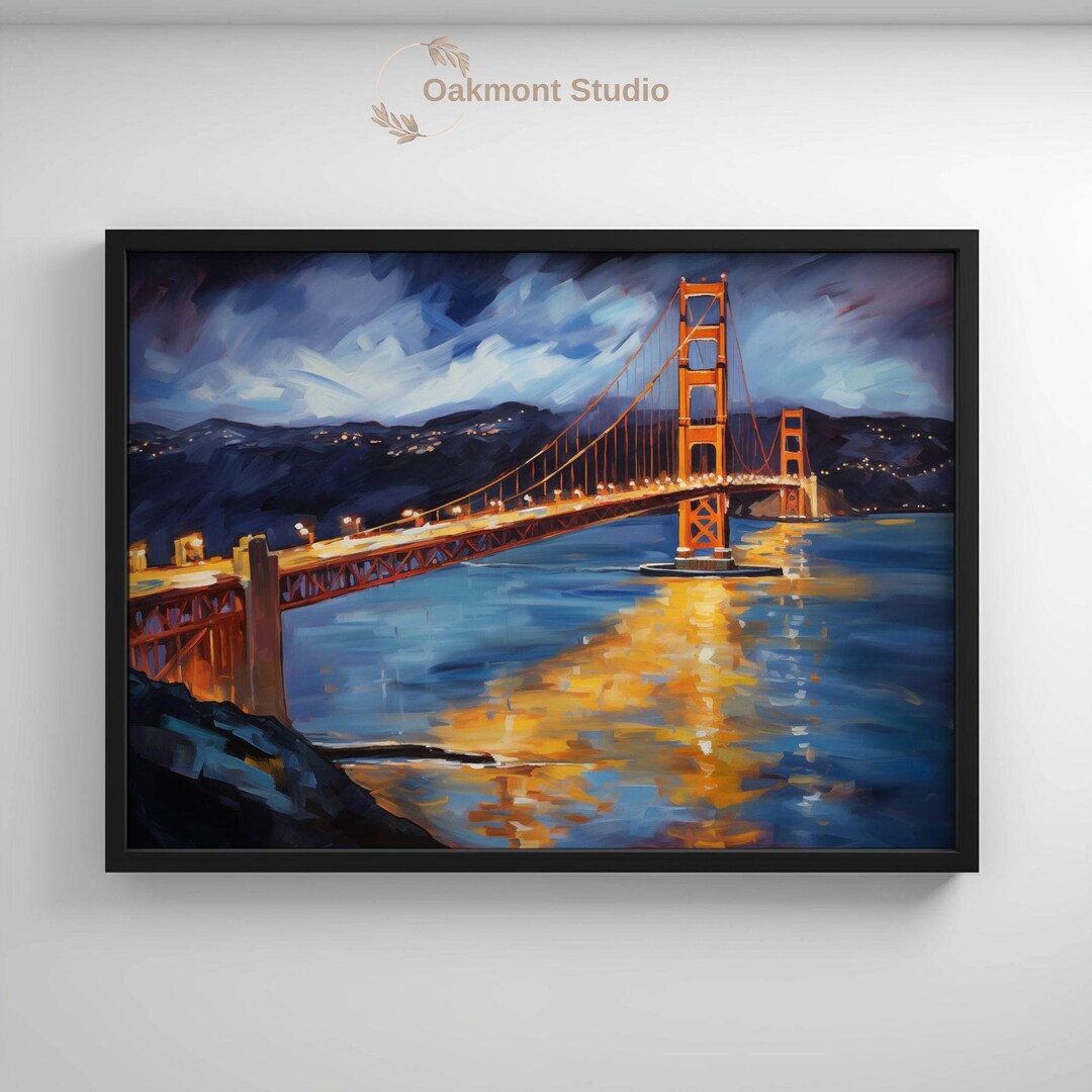 Golden Gate Bridge Instant Download of Iconic Landmark for Home Décor ...