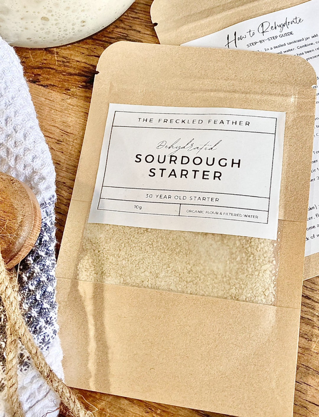 Dehydrated Sourdough Starter | 30 Year Old Active Starter | Shelf ...