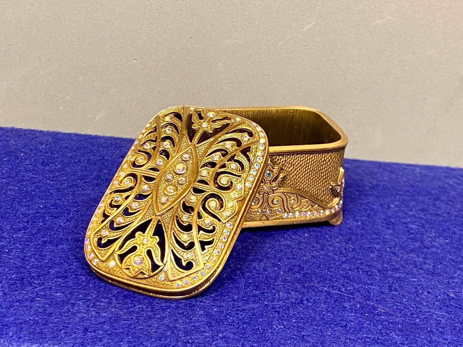 Edgar Berebi Limited Edition Claudia Enamel Jeweled Trinket Pill ...