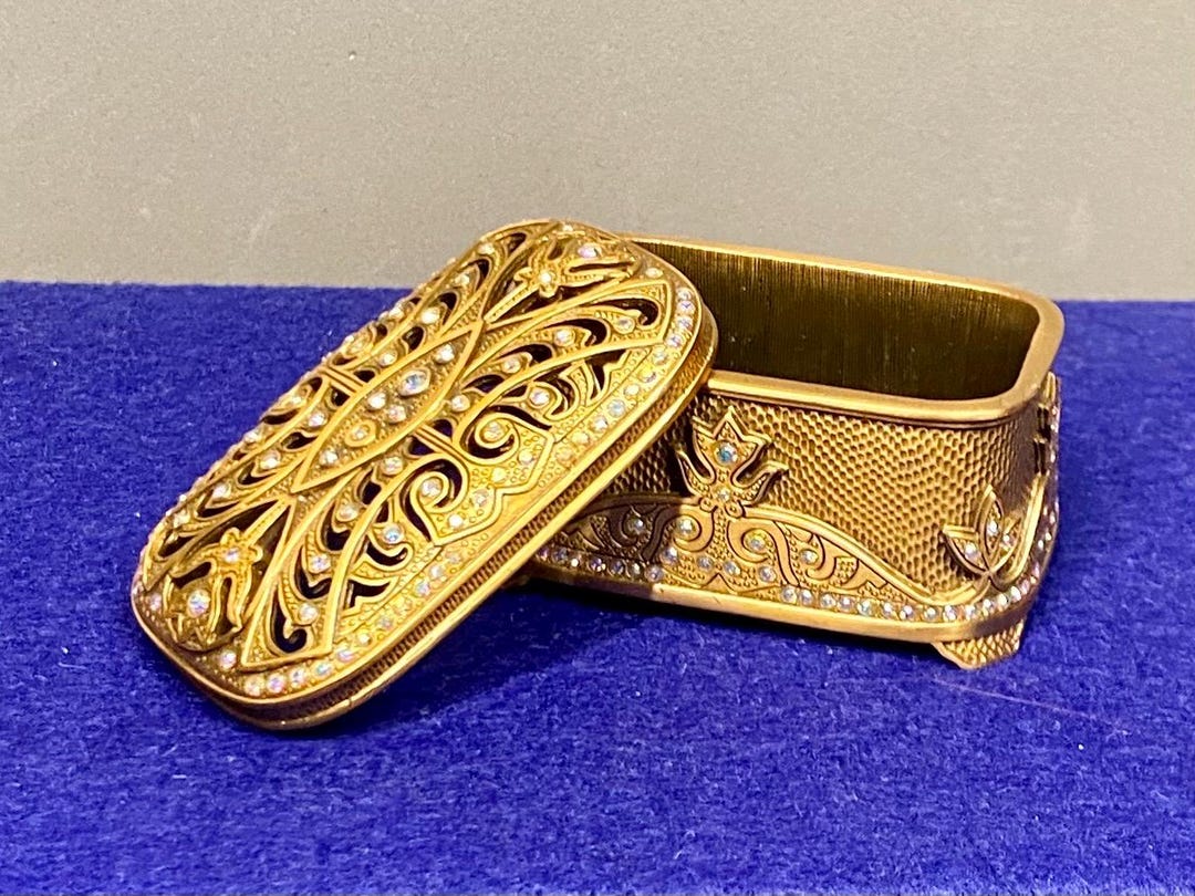 Edgar Berebi Limited Edition Claudia Enamel Jeweled Trinket Pill ...
