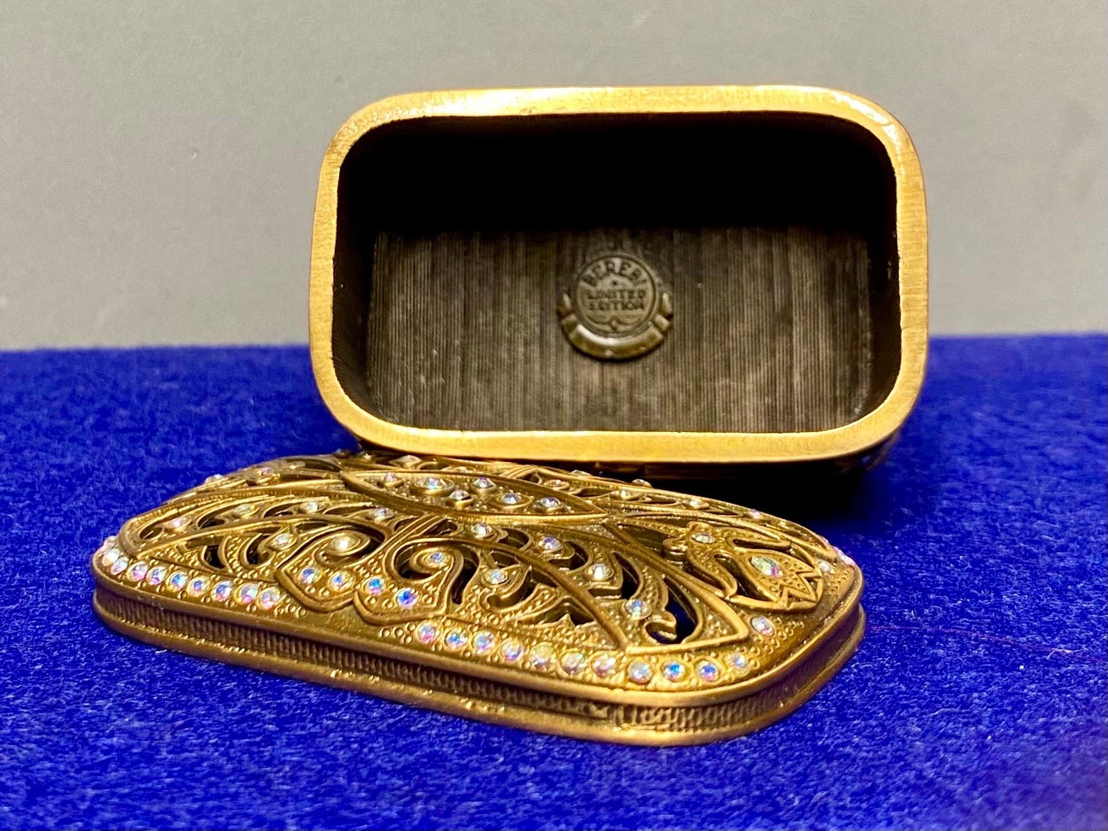 Edgar Berebi Limited Edition Claudia Enamel Jeweled Trinket Pill ...