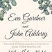 Greenery Wedding Invitation - Etsy