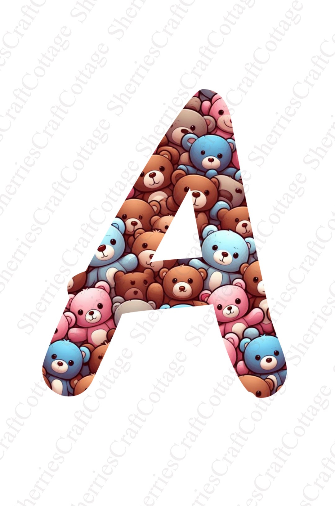 Teddy Bear Alphabet - Etsy