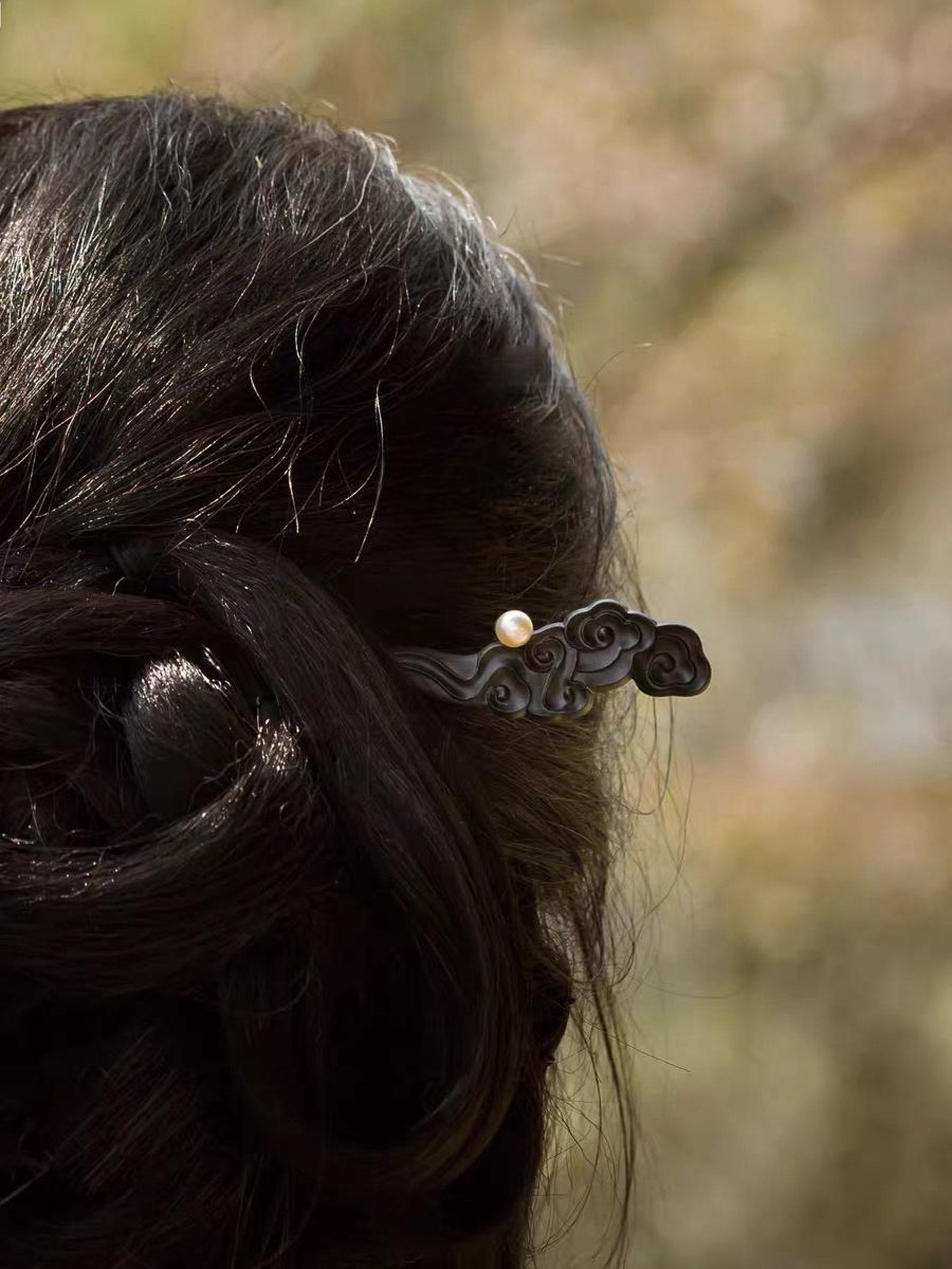 Handmade Hairpin-original Design Hairpin-sandalwood Hairpin-intricately ...