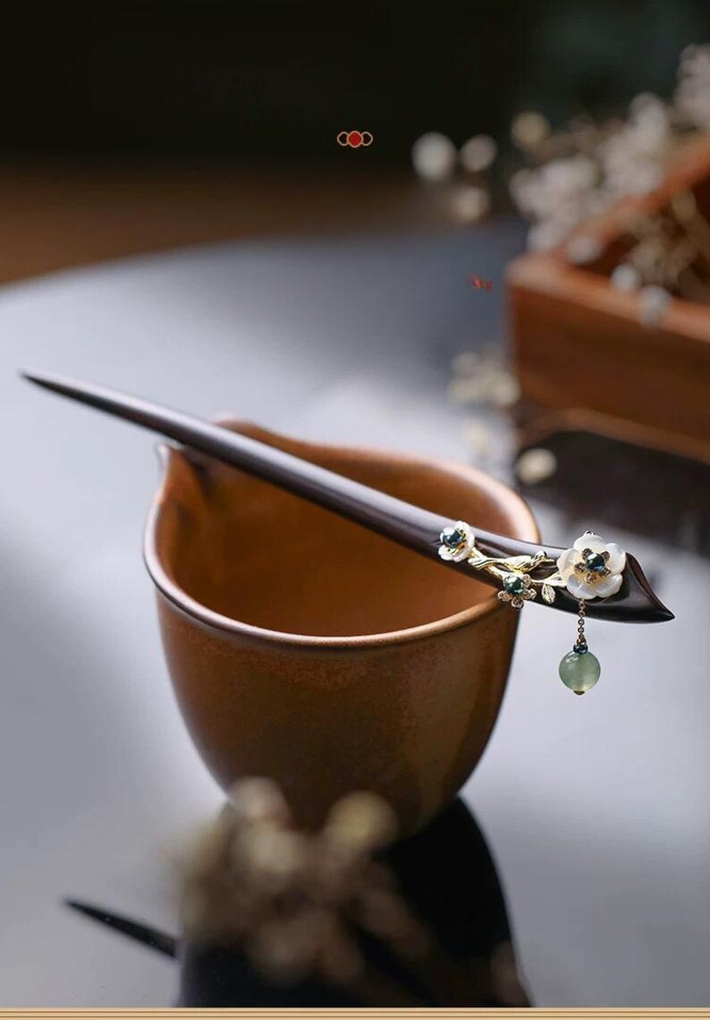 Black Ebony Hairpin-wooden Hairpin-ancient Style Hairpin-chinese Style ...