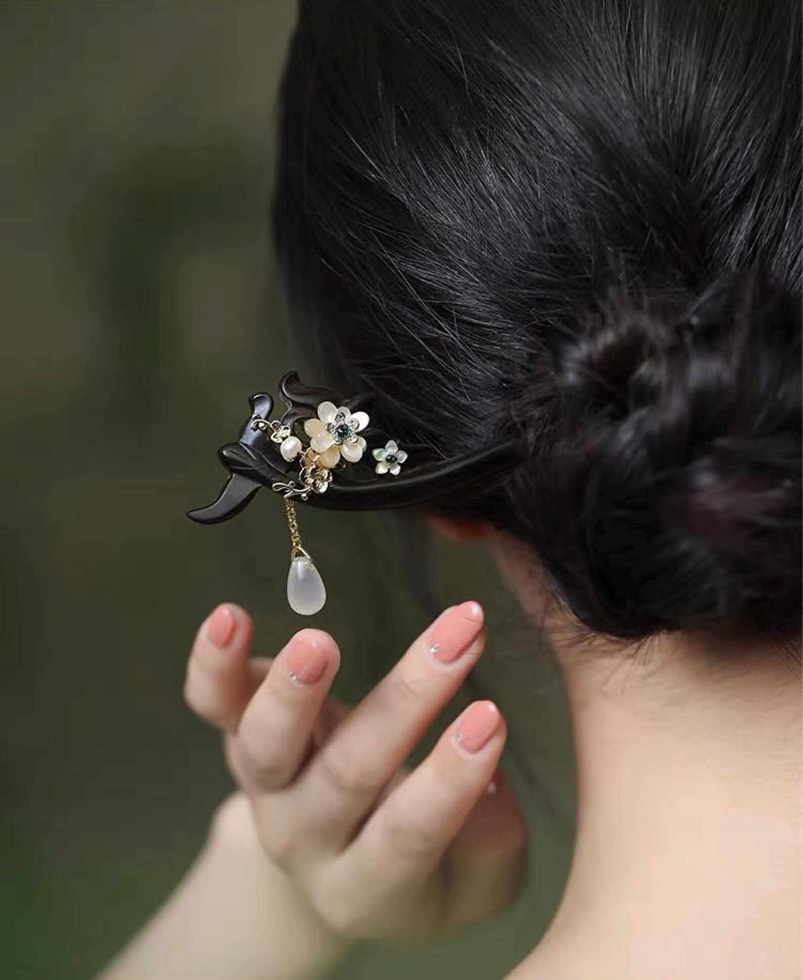 Black Ebony Hairpin-new Chinese Style Hairpin-hair Accessory for Qipao ...