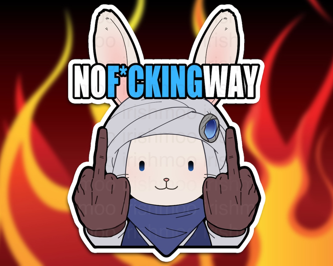 FFXIV | Nof*ckingway Loporrit | Sticker - Etsy