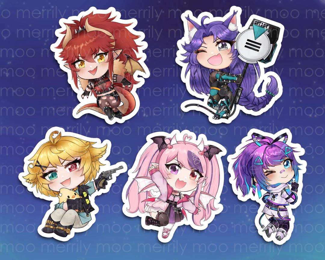 Indie Vtubers | 3" Sticker - Etsy