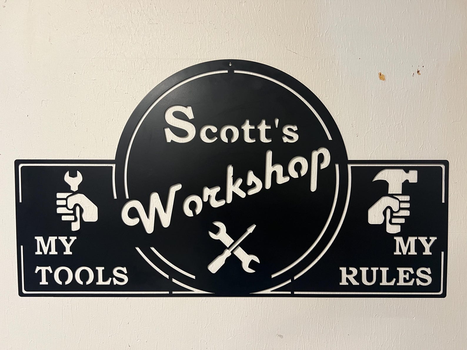 Workshop Sign, Garage Sign, Tool Sign, Dad's Workshop, Pappy's Workshop ...