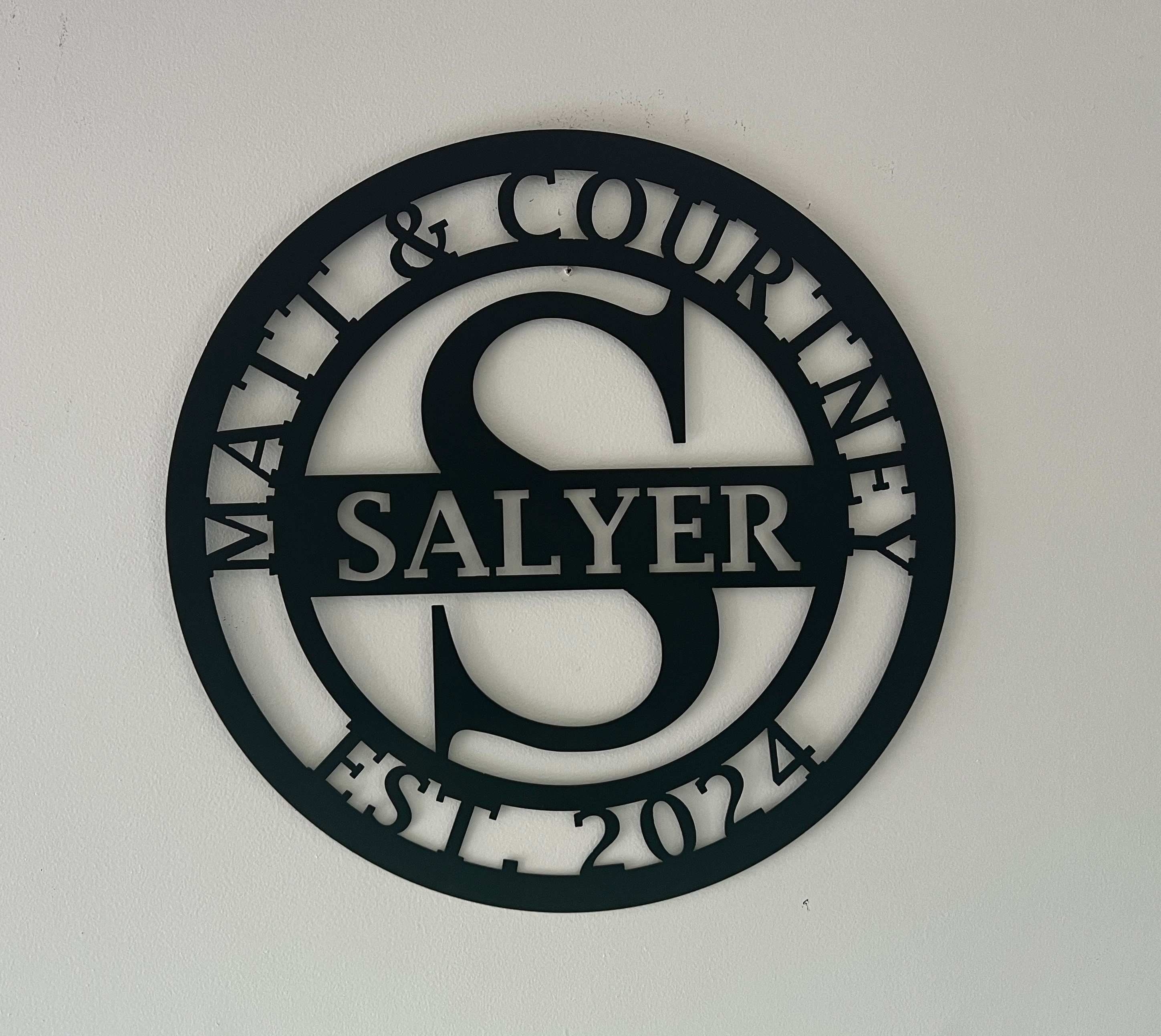 Custom Wedding Sign, Wedding Sign, Metal Wedding Sign, Custom Metal ...