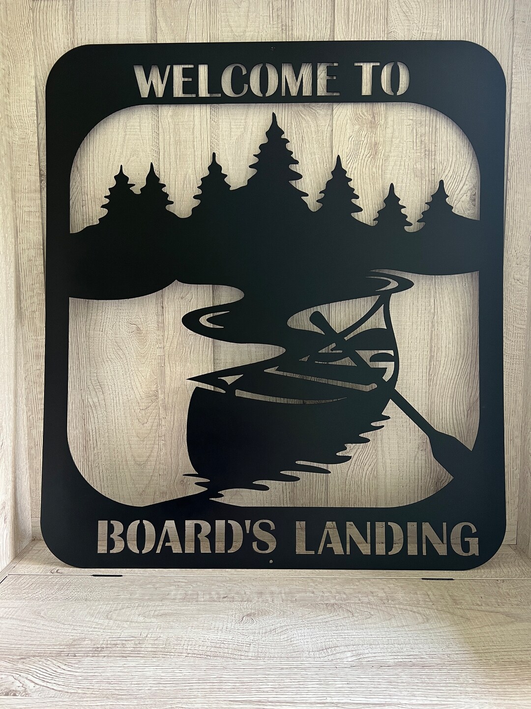 Lake Sign, Kayak Sign, Canoe Sign, Custom Metal Sign, Metal Sign ...