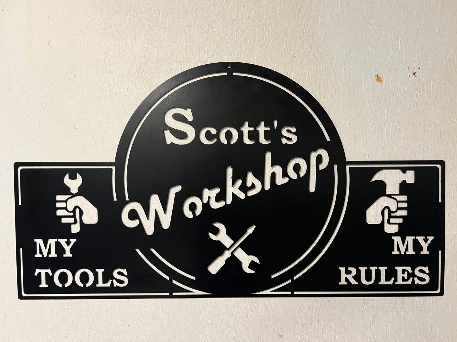 Workshop Sign, Garage Sign, Tool Sign, Dad's Workshop, Pappy's Workshop ...
