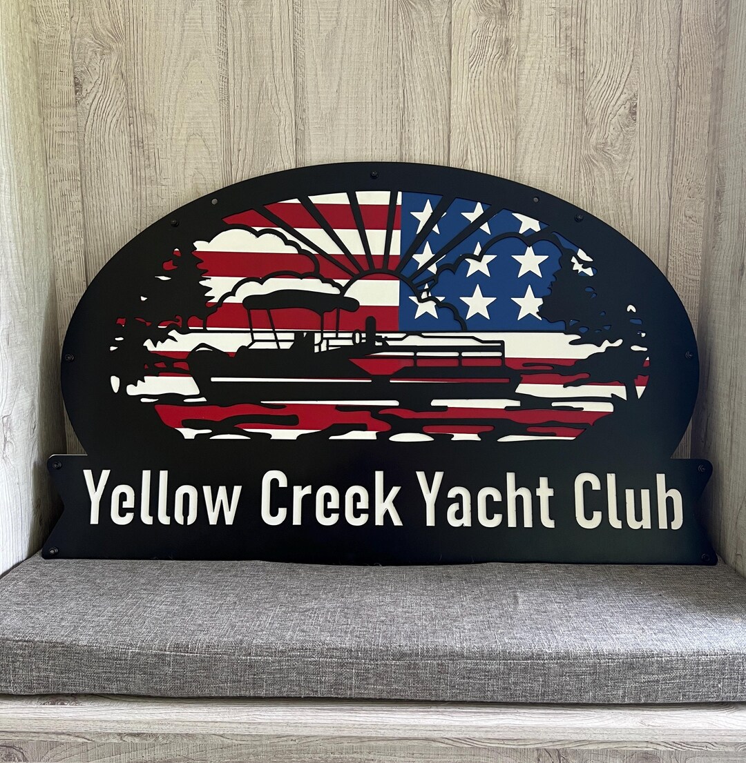Boat Sign, Yacht Club Sign, Boat Club Sign, River Sign, Lake Sign ...