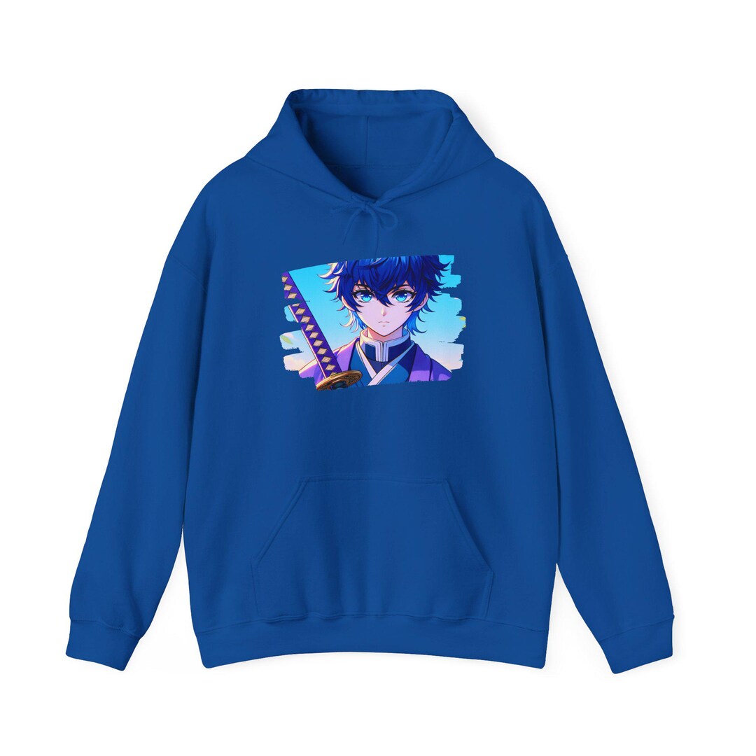 Fang Anime Collection Hoodie, Anime Lovers Gifts, Katana Hoodie, Custom ...