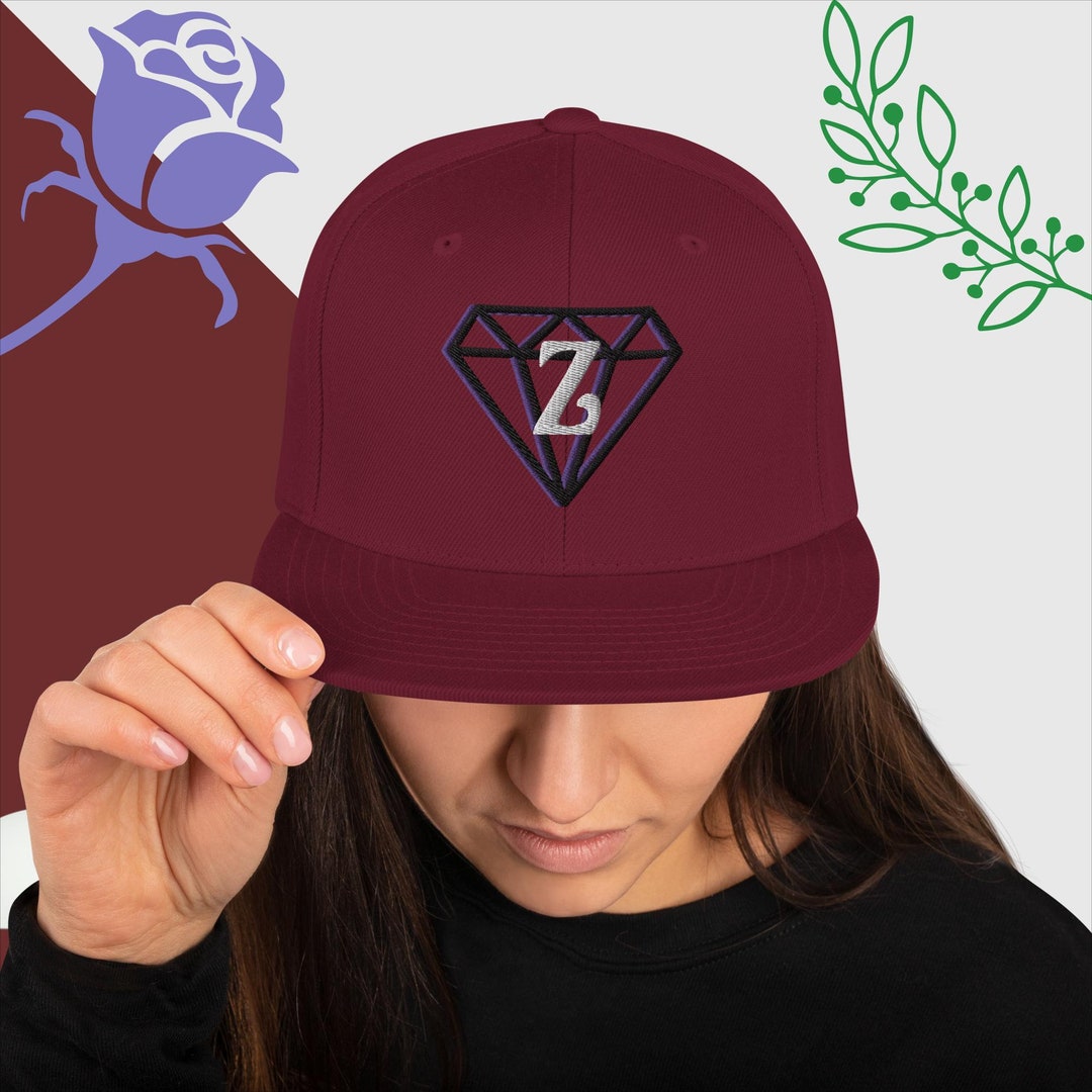 Snapback Hat, Diamond Hat, Simple Hat, 90s Vintage Style Cap ...