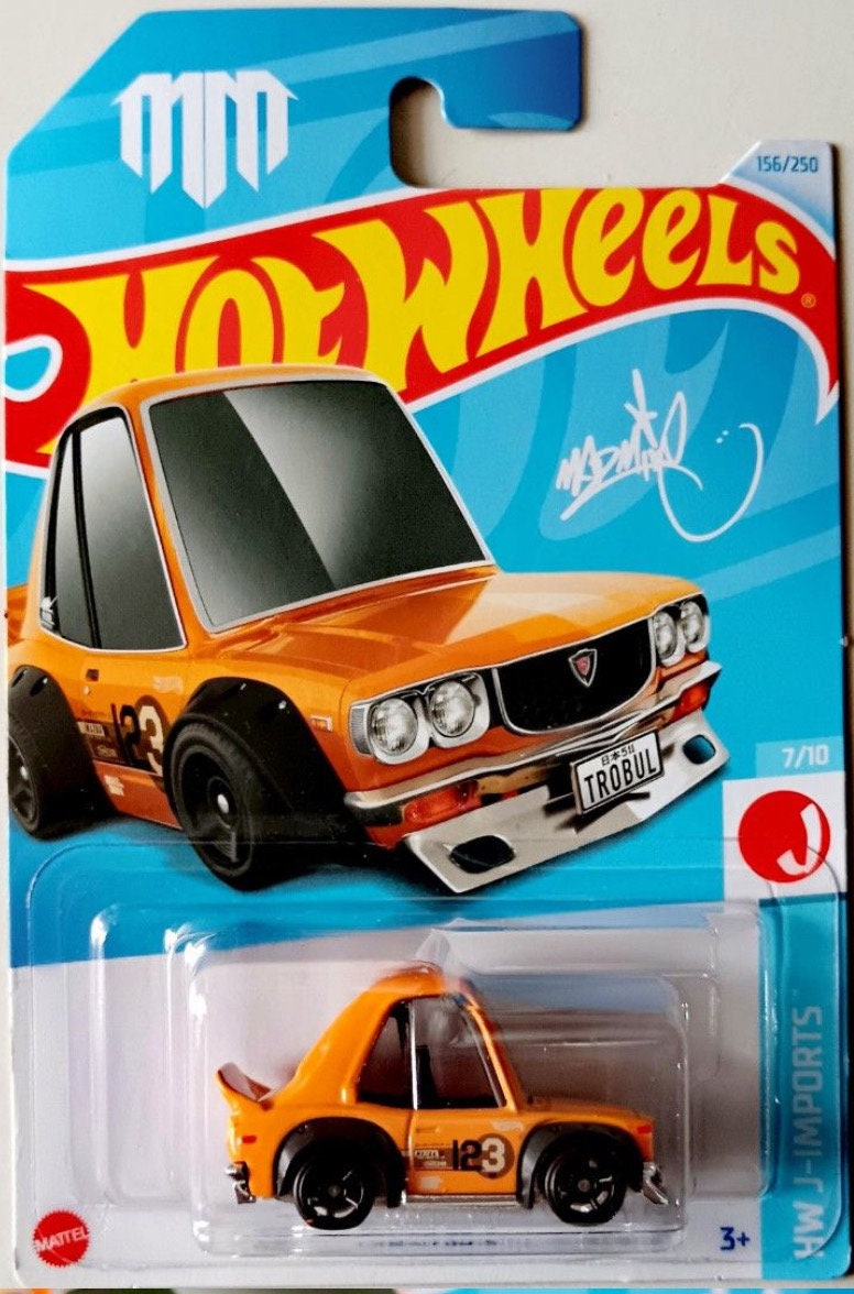 Hot Wheels Mazda Rx-3 Tooned. Mad Mike Orange - Etsy