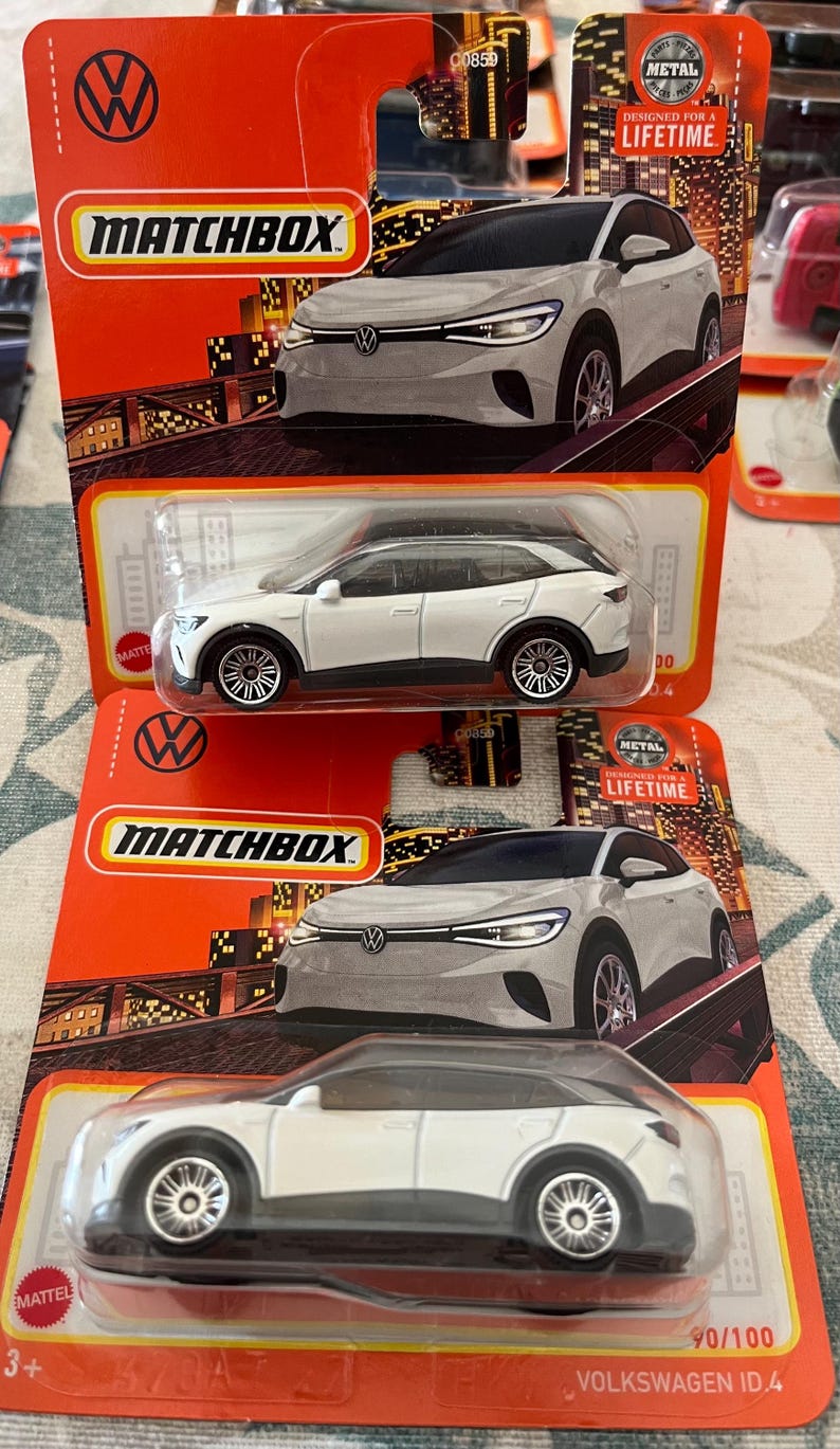Hot Wheels Volkswagen Id4 Matchbox - Etsy